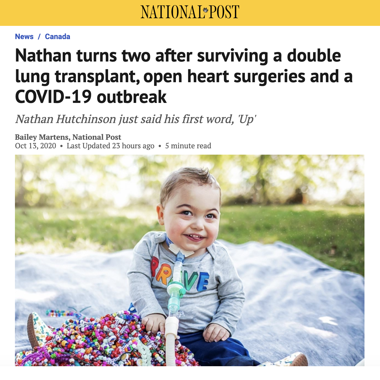 Nathan - David Foster Foundation